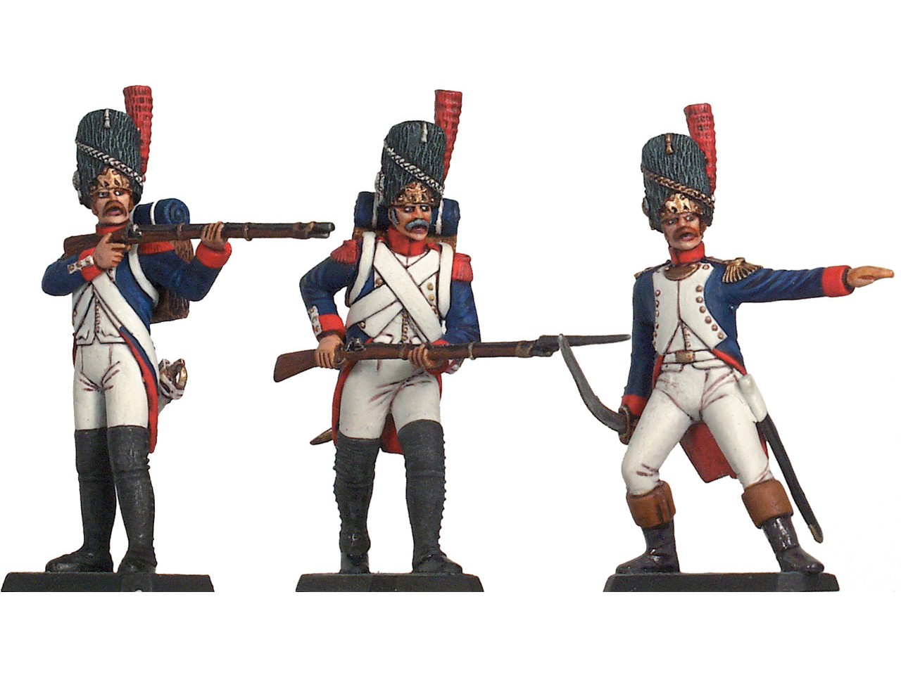 French Imperial Guard Infantry Advancing 1805 - Trønderfrim Frimerker ...